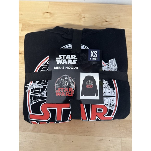 Star Wars | Shirts | Mad Engine Hoodie Mens Xs Black Star Wars Darth ...